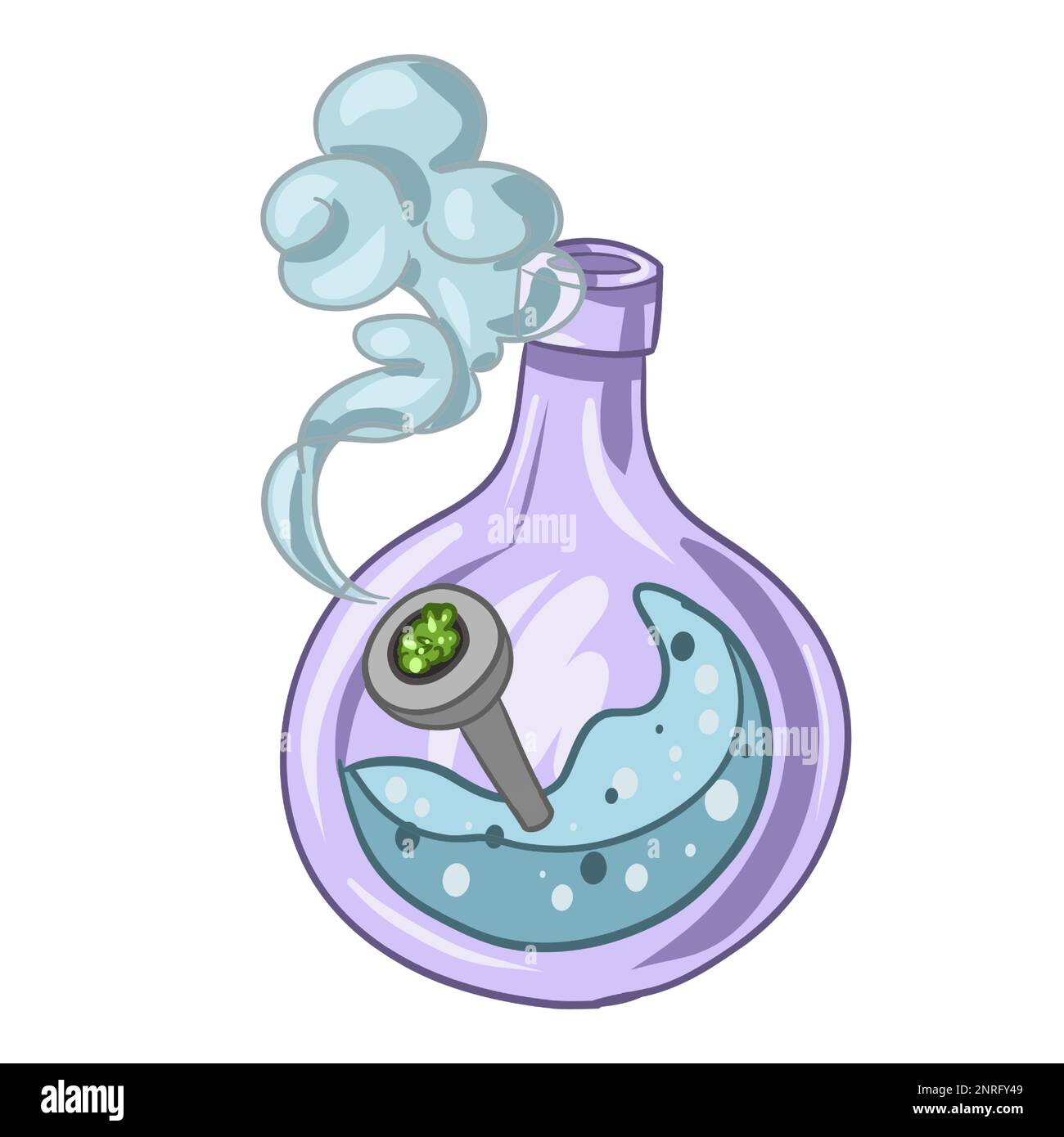 Bong smoking icon cartoon hi-res stock photography and images - Alamy