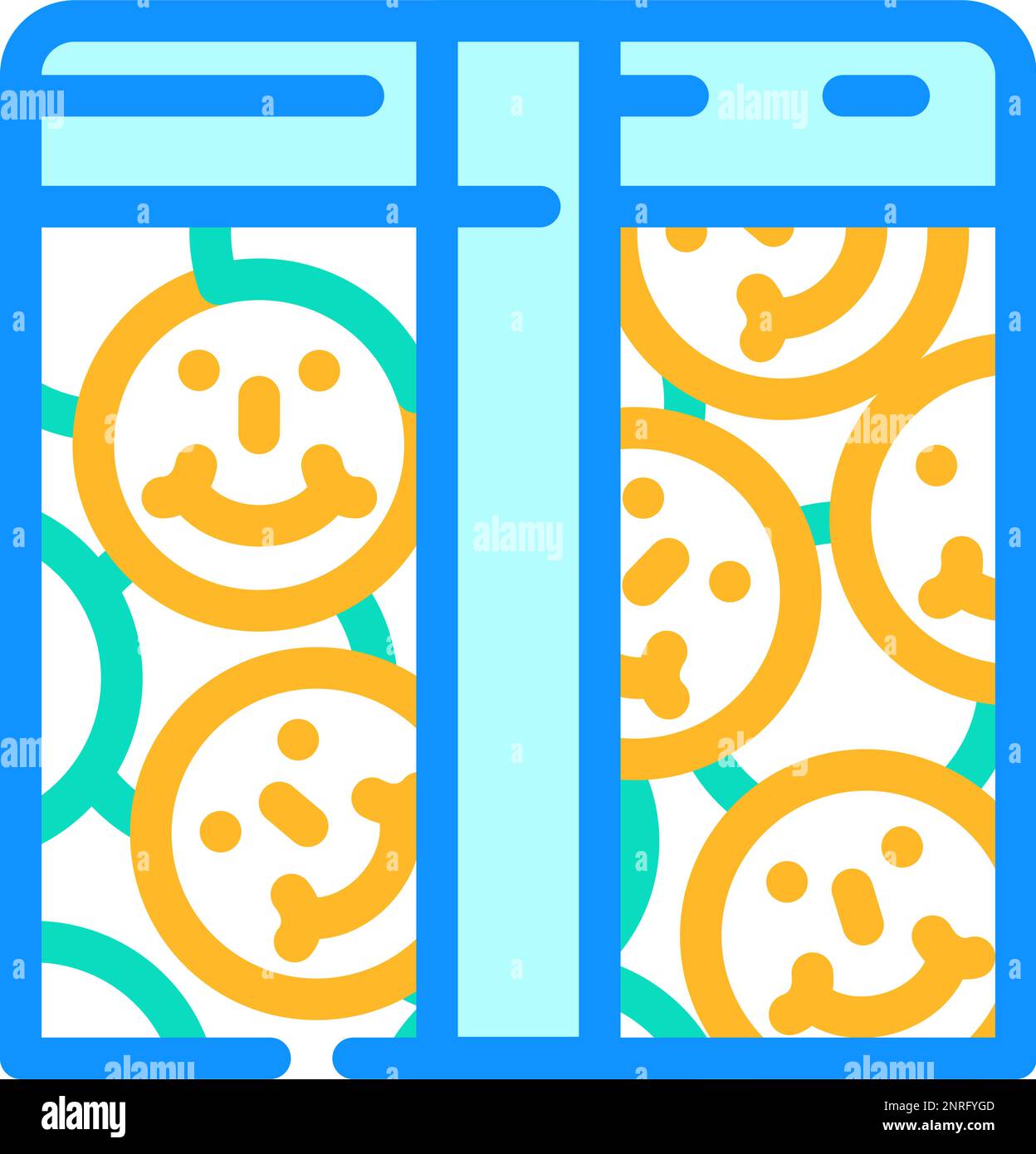 happy gift box color icon vector illustration Stock Vector Image & Art ...