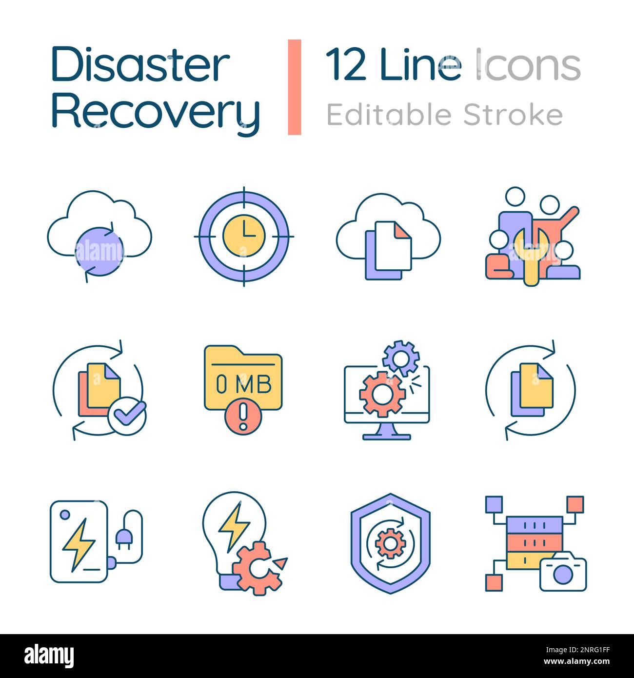 Cloud disaster recovery Cut Out Stock Images & Pictures - Alamy