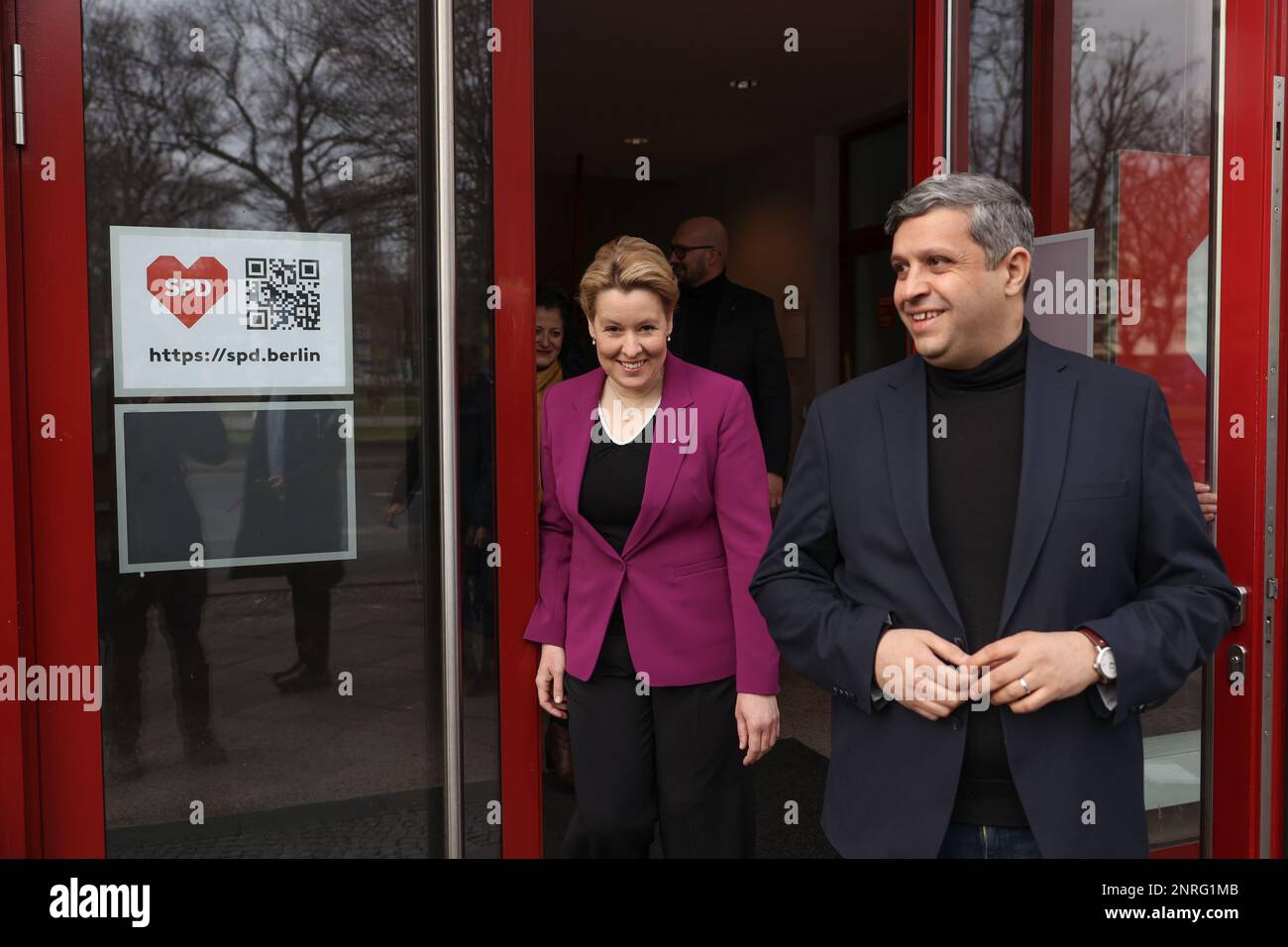Berlin, Germany. 27th Feb, 2023. Franziska Giffey (SPD), governing ...