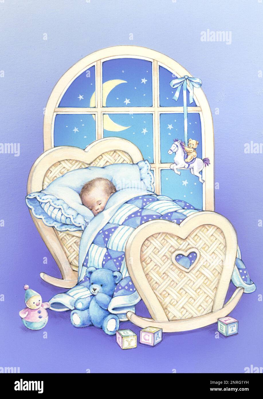 Cradle toys hi-res stock photography and images - Alamy