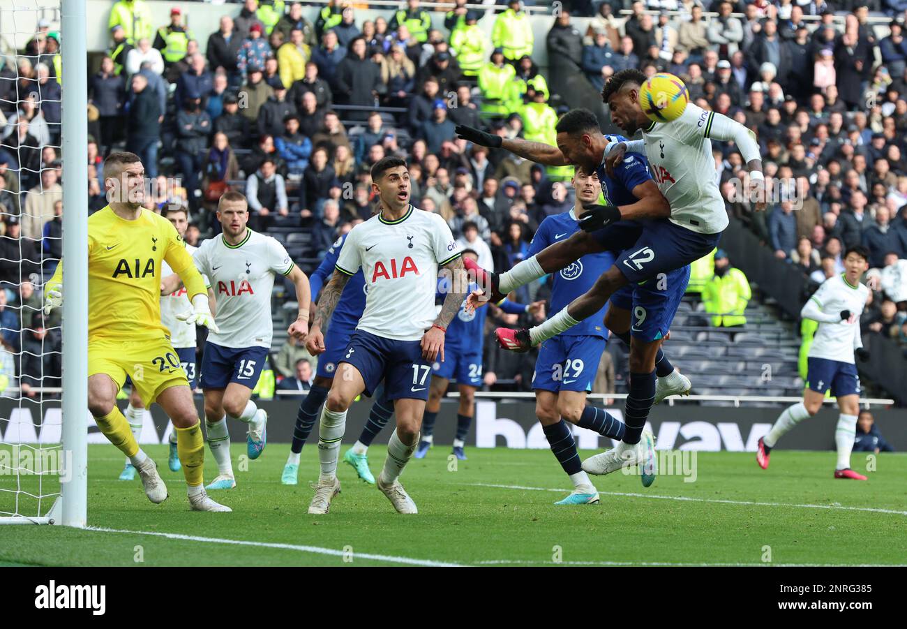 Tottenham Hotspur's Emerson Royal in action during the English Premier ...