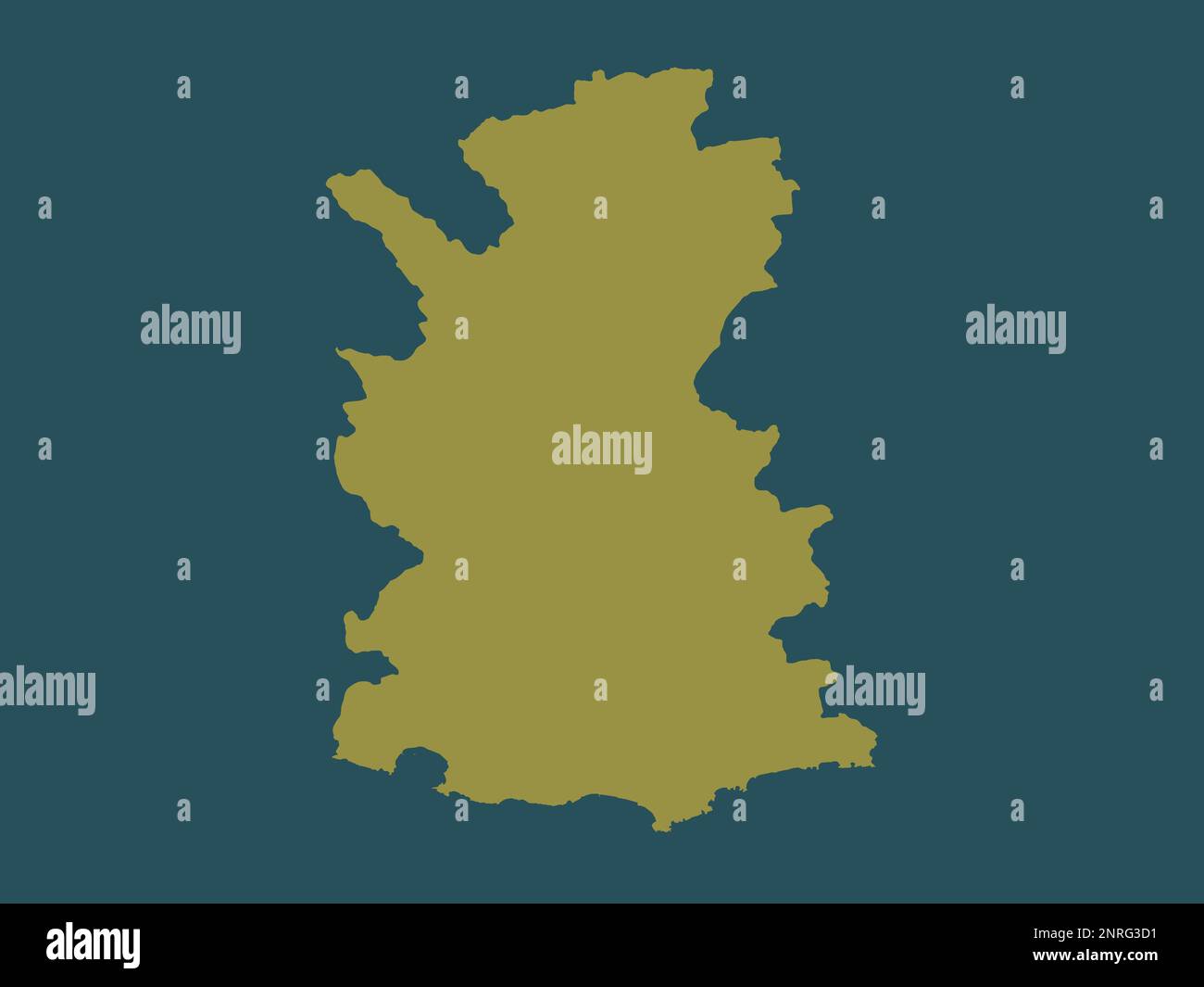 Matara, district of Sri Lanka. Solid color shape Stock Photo - Alamy