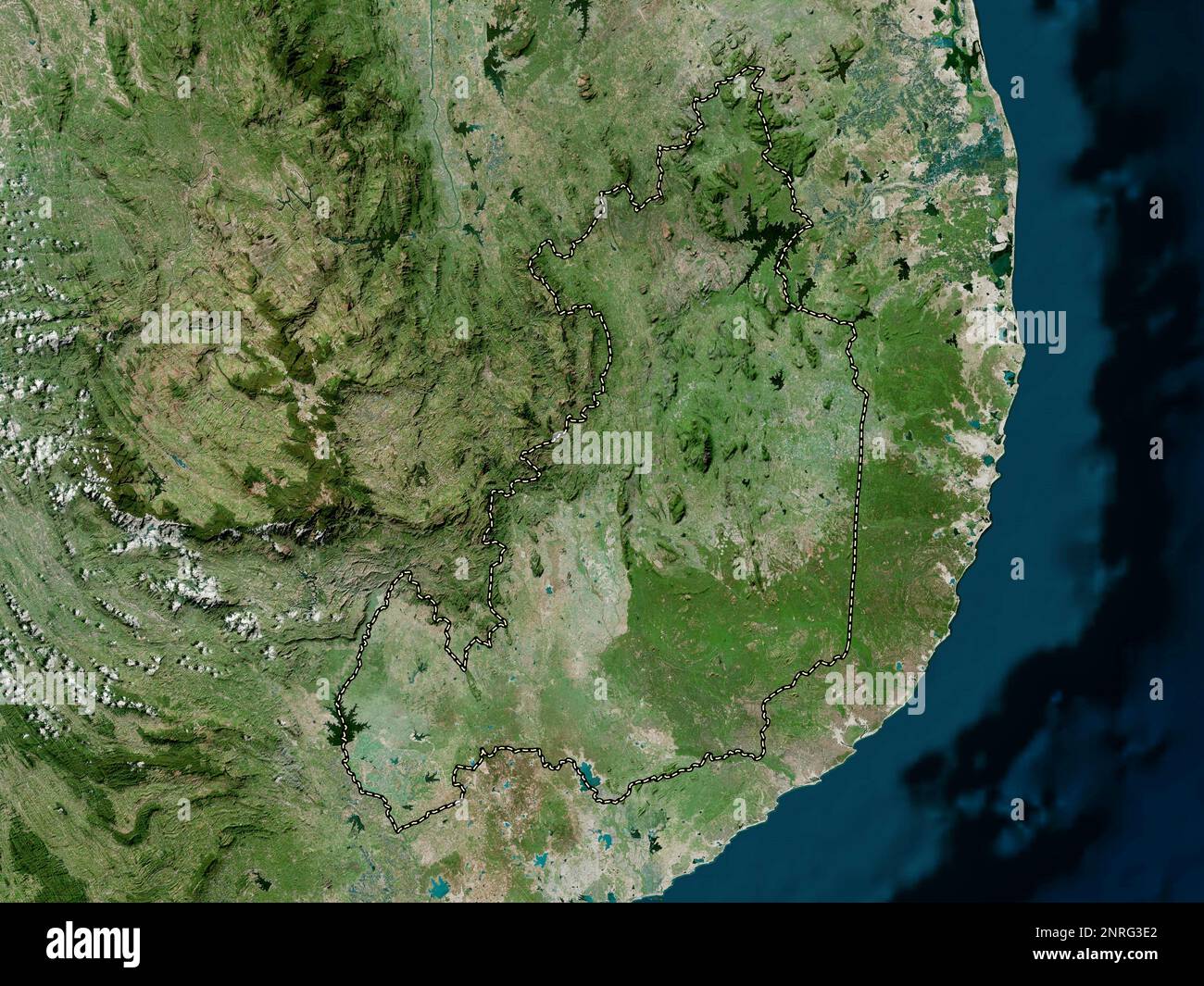 Moneragala, district of Sri Lanka. High resolution satellite map Stock ...