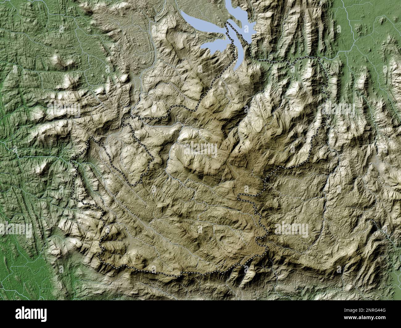 Nuwara Eliya, district of Sri Lanka. Elevation map colored in wiki ...
