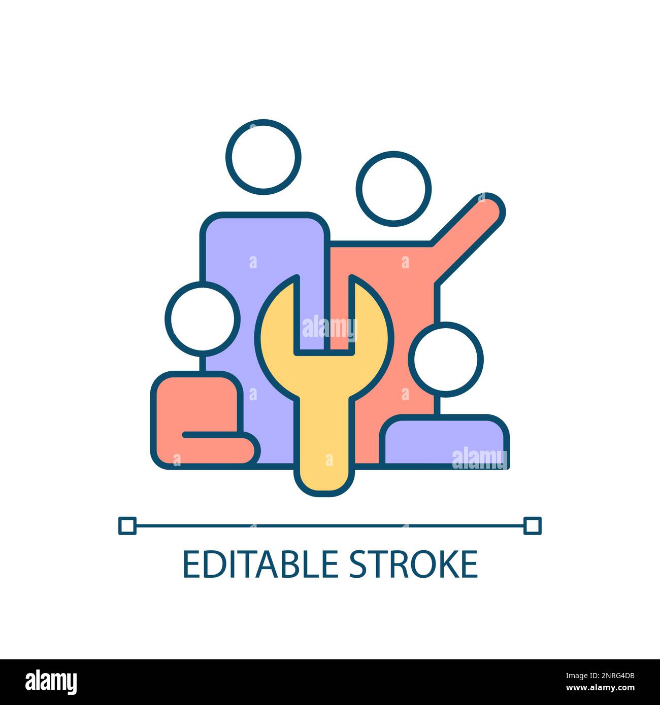 Technical collaboration Stock Vector Images - Alamy