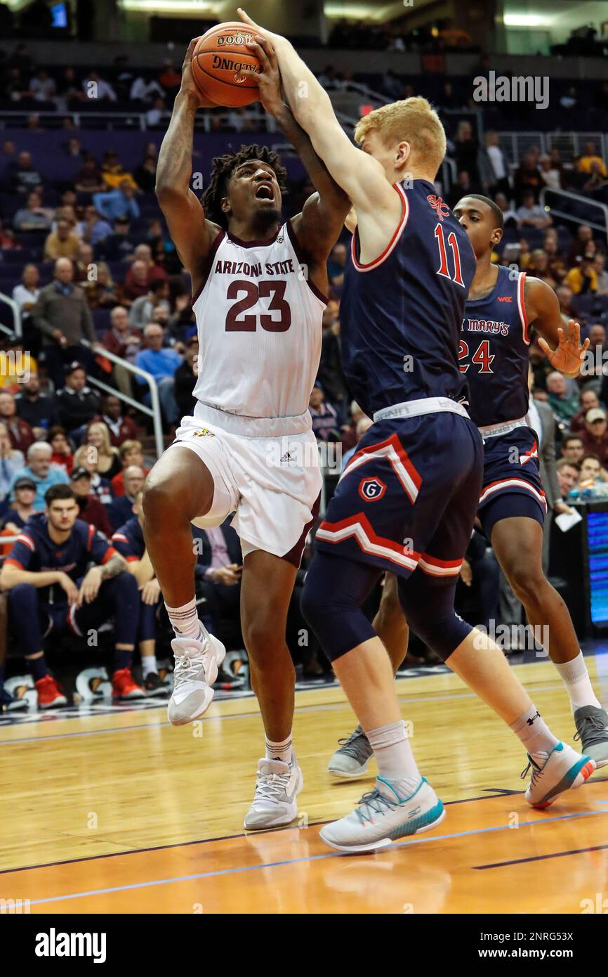PHOENIX, AZ - DECEMBER 18: Arizona State Sun Devils forward Romello ...