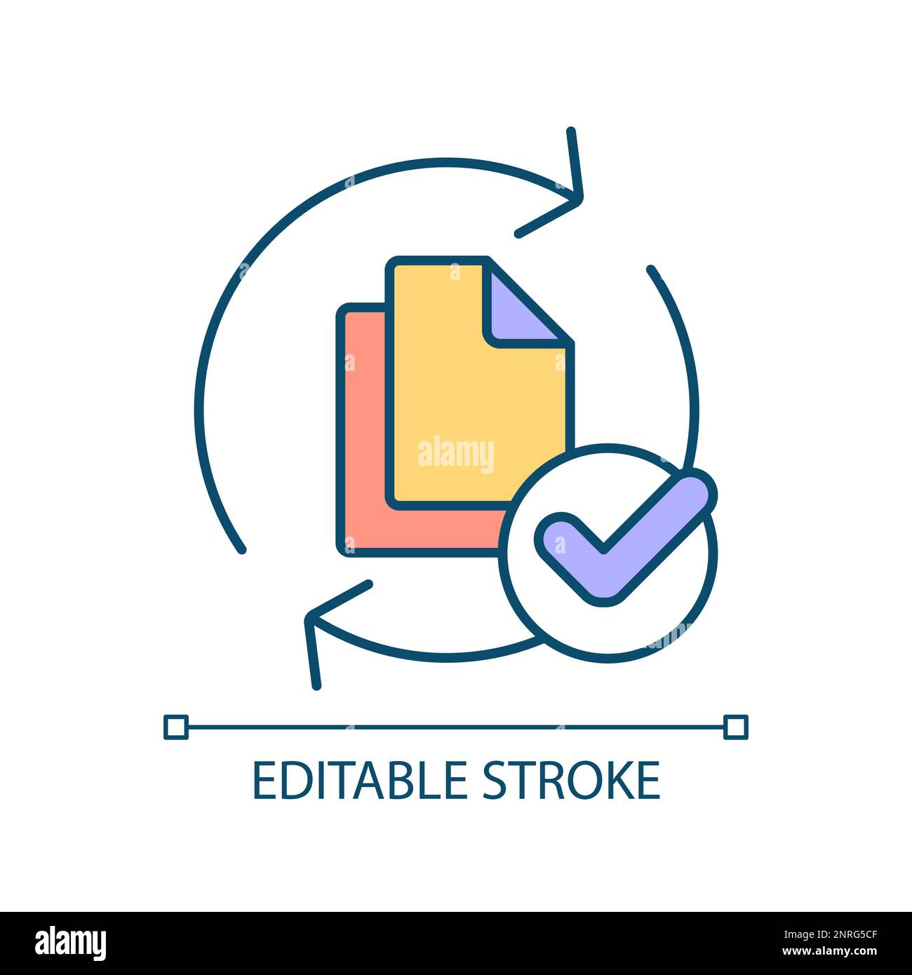 Successful update RGB color icon Stock Vector Image & Art - Alamy