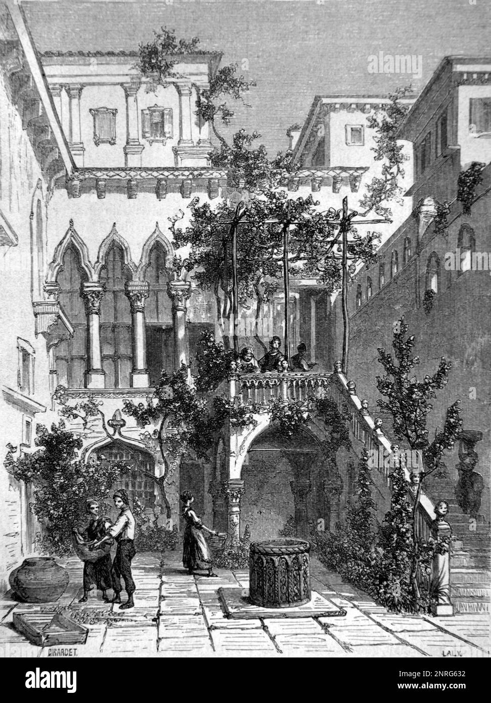 Courtyard of Salviati Palace, Palazzo Salviati or Salviati Building in ...