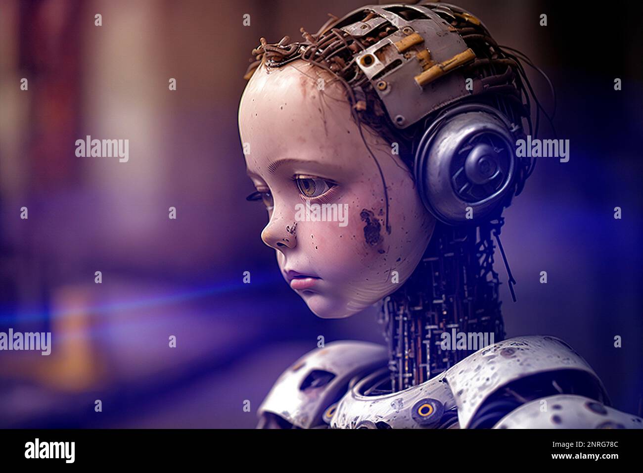 Humanoid robot head hi-res stock photography and images - Alamy