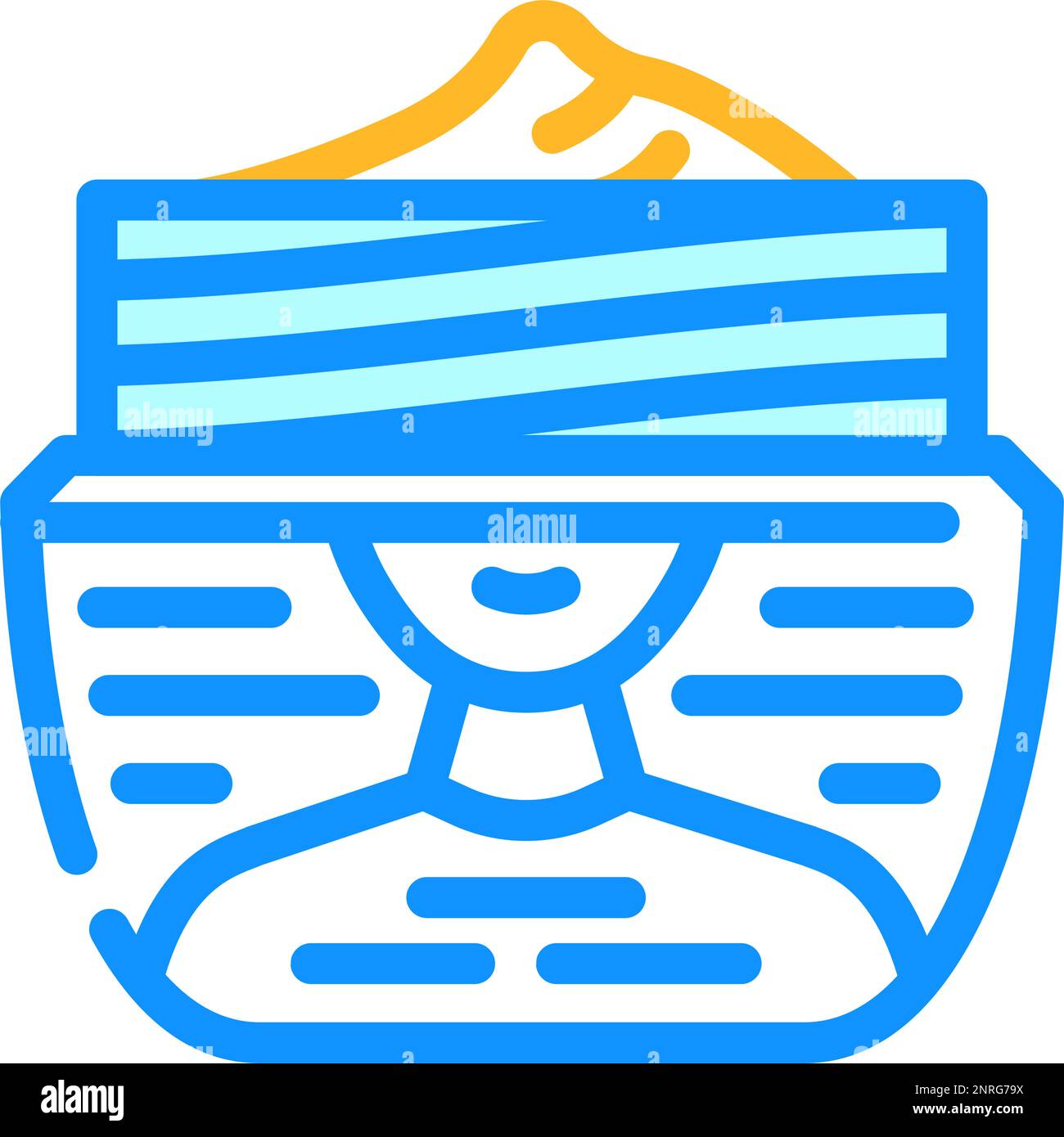 neck cream product color icon vector illustration Stock Vector Image ...