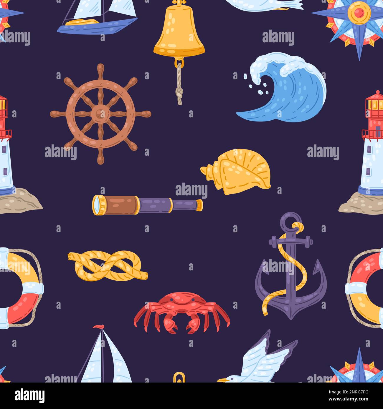 Cartoon ship bell hi-res stock photography and images - Alamy