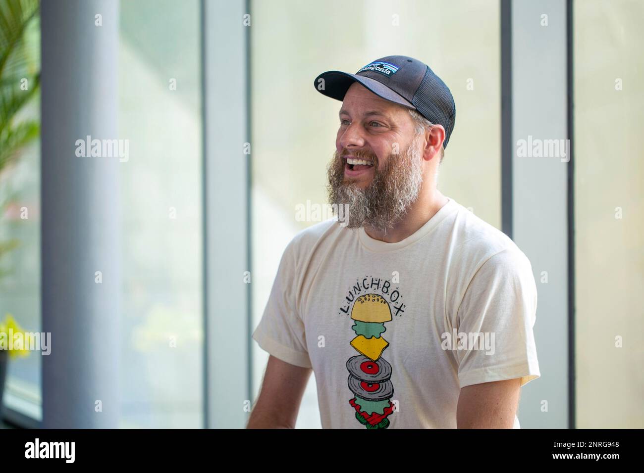 In a Sunday, July 10, 2019 photo, John Austin talks about the different ...