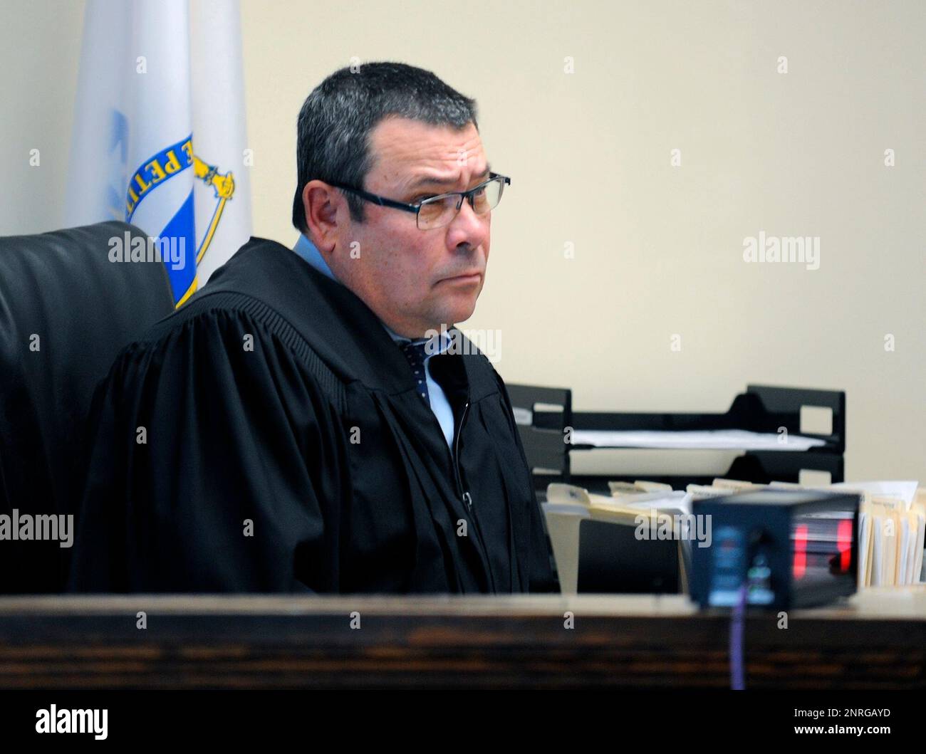 Judge Timothy Bibaud at Marlborough District Court Monday, Dec. 16 ...
