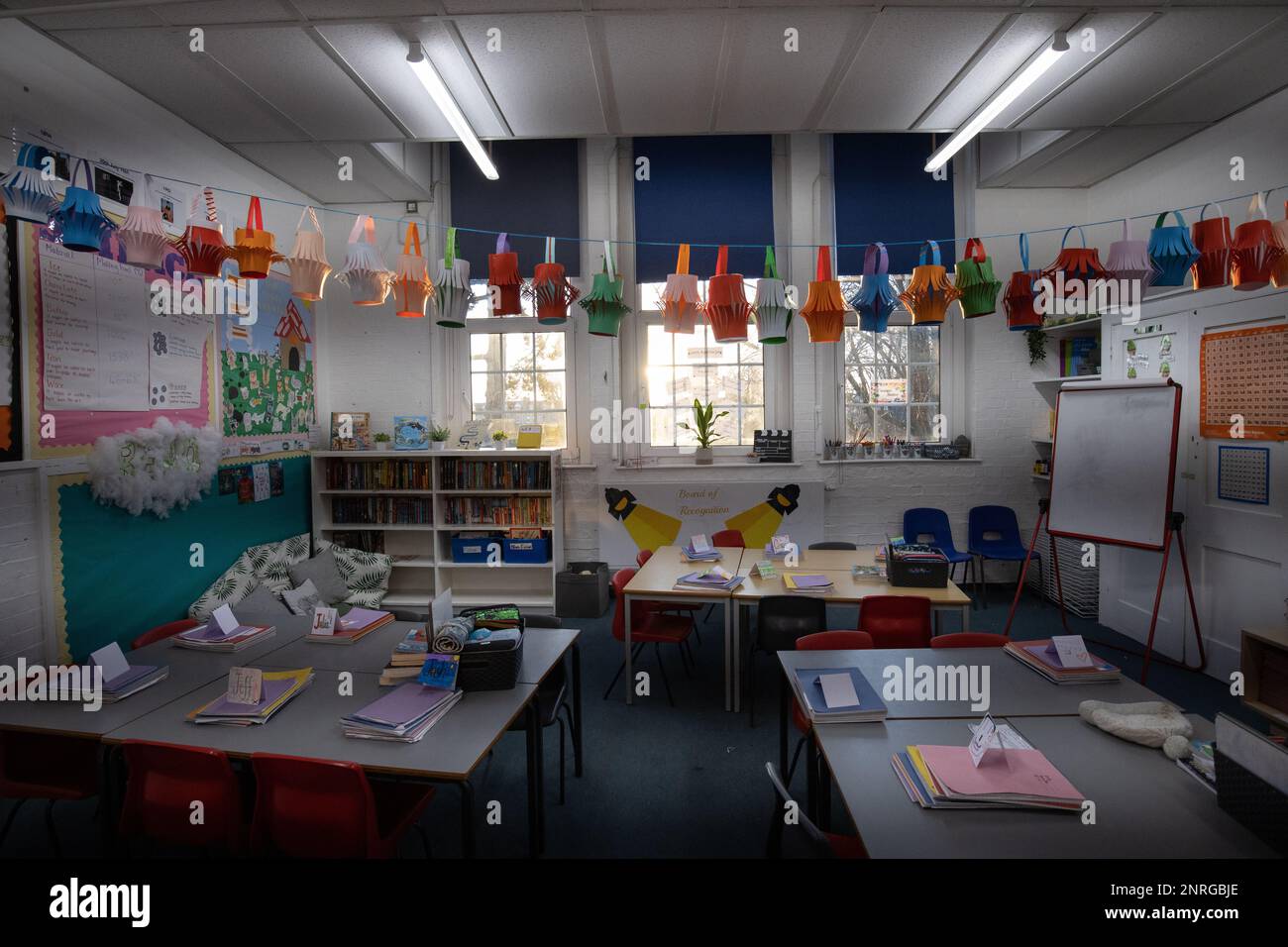 Primary School classroom, England, United Kingdom Stock Photo - Alamy