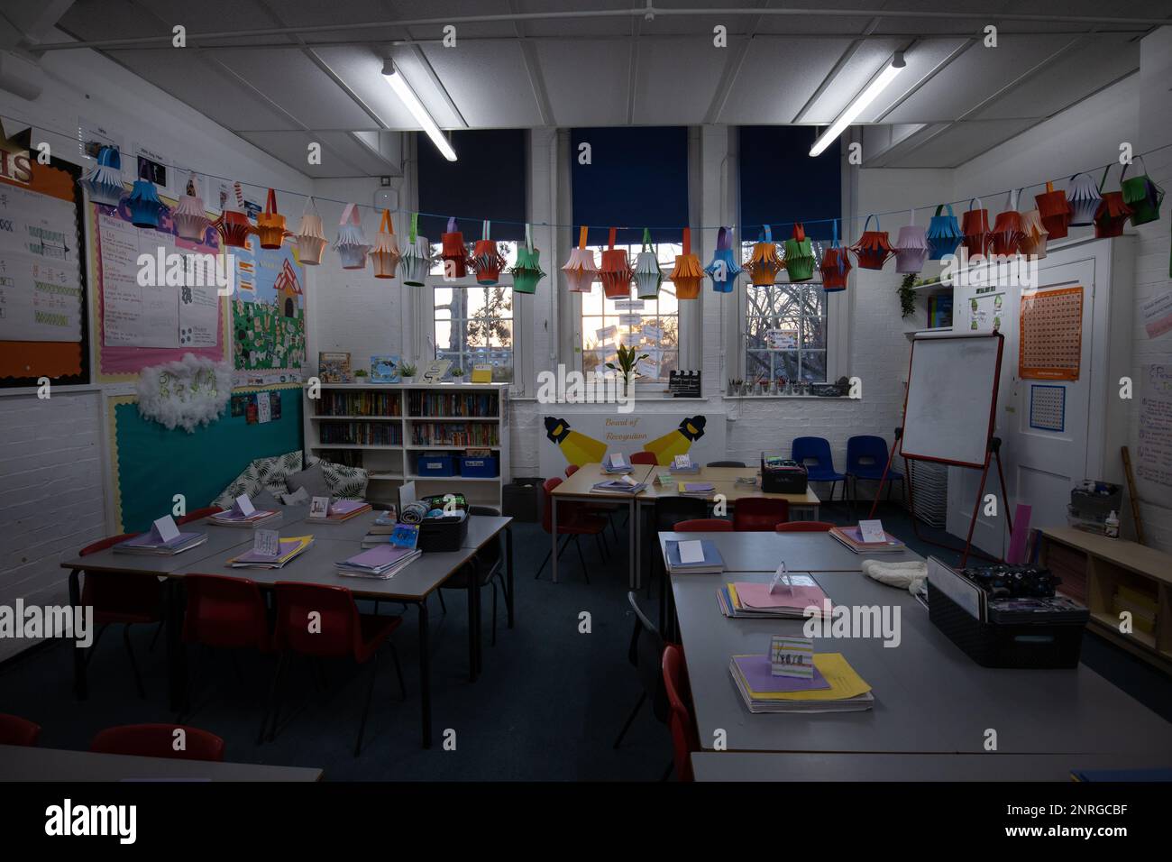 Primary School classroom, England, United Kingdom Stock Photo - Alamy