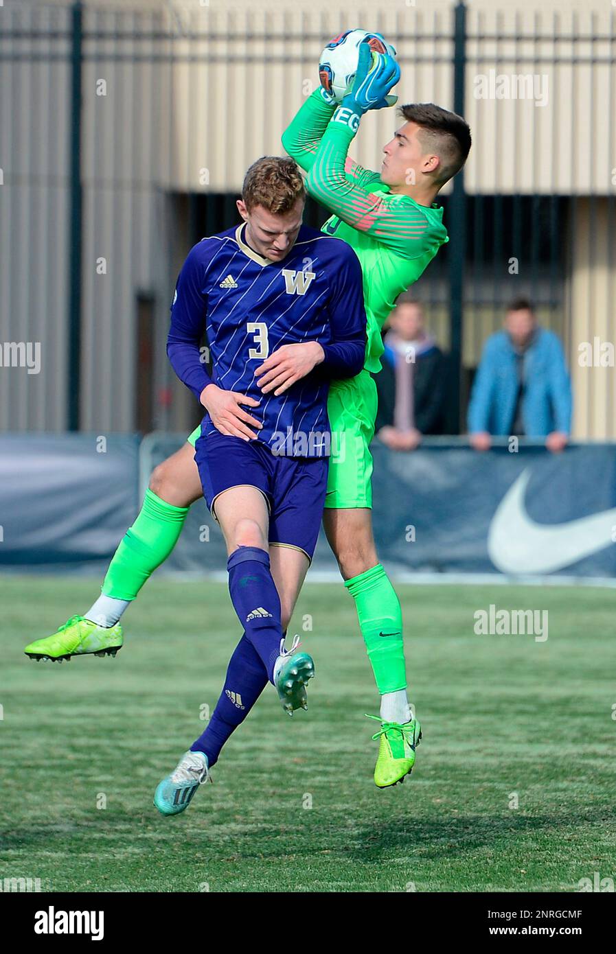 December 7, 2019, Washington, DC, USA: 20191207 - Georgetown goalkeeper ...