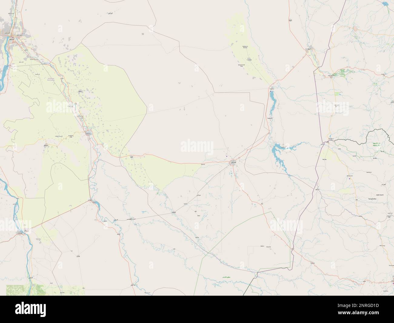 Al Qadarif, state of Sudan. Open Street Map Stock Photo - Alamy Al Qadarif, state of Sudan. Open Street Map Stock Photo - Alamy