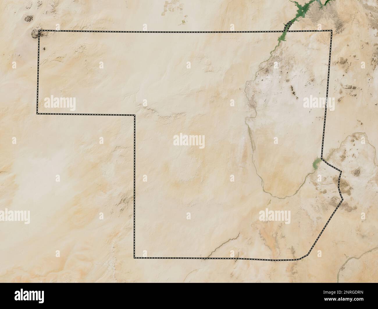 Northern, state of Sudan. Low resolution satellite map Stock Photo - Alamy
