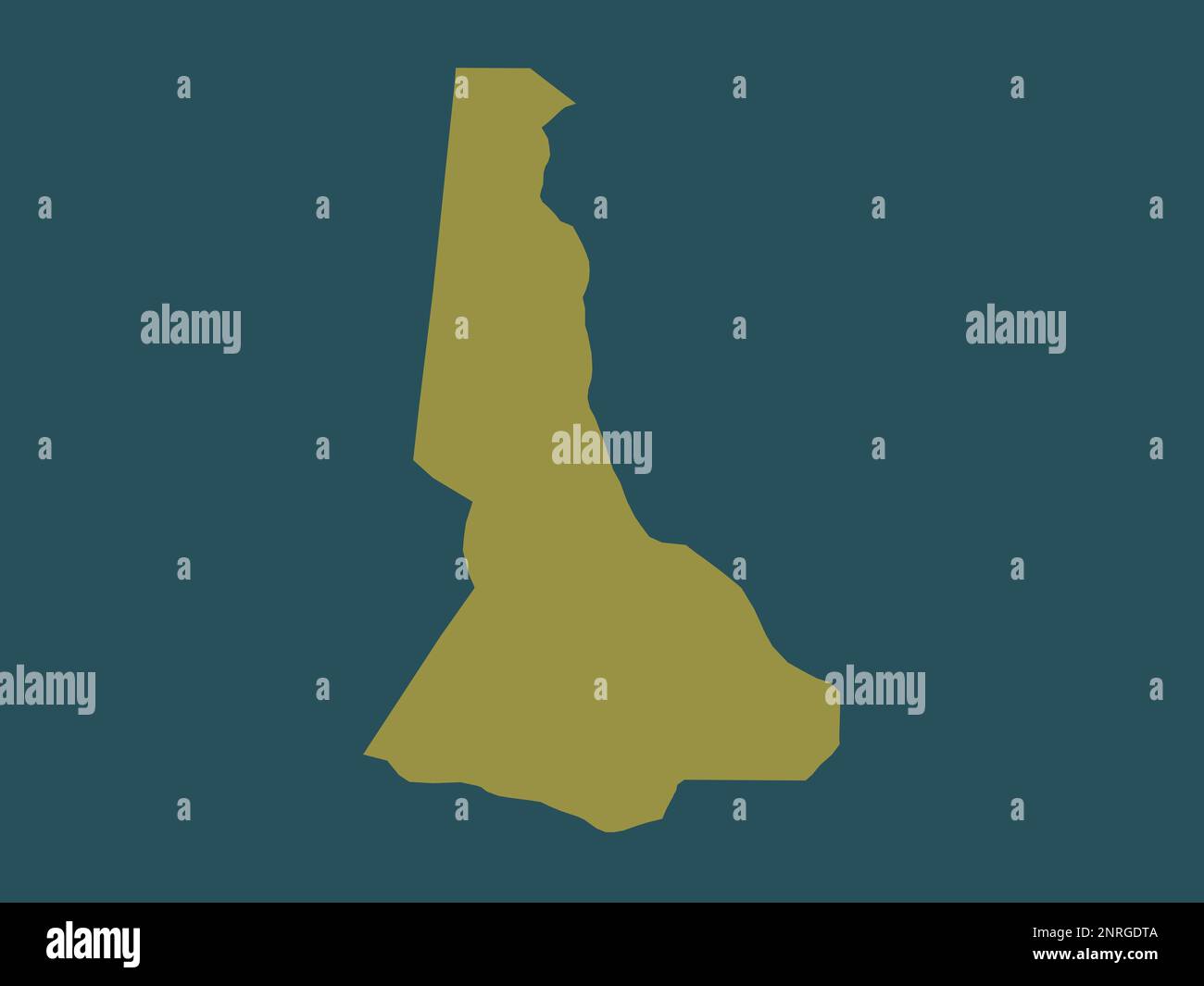 River Nile, state of Sudan. Solid color shape Stock Photo - Alamy