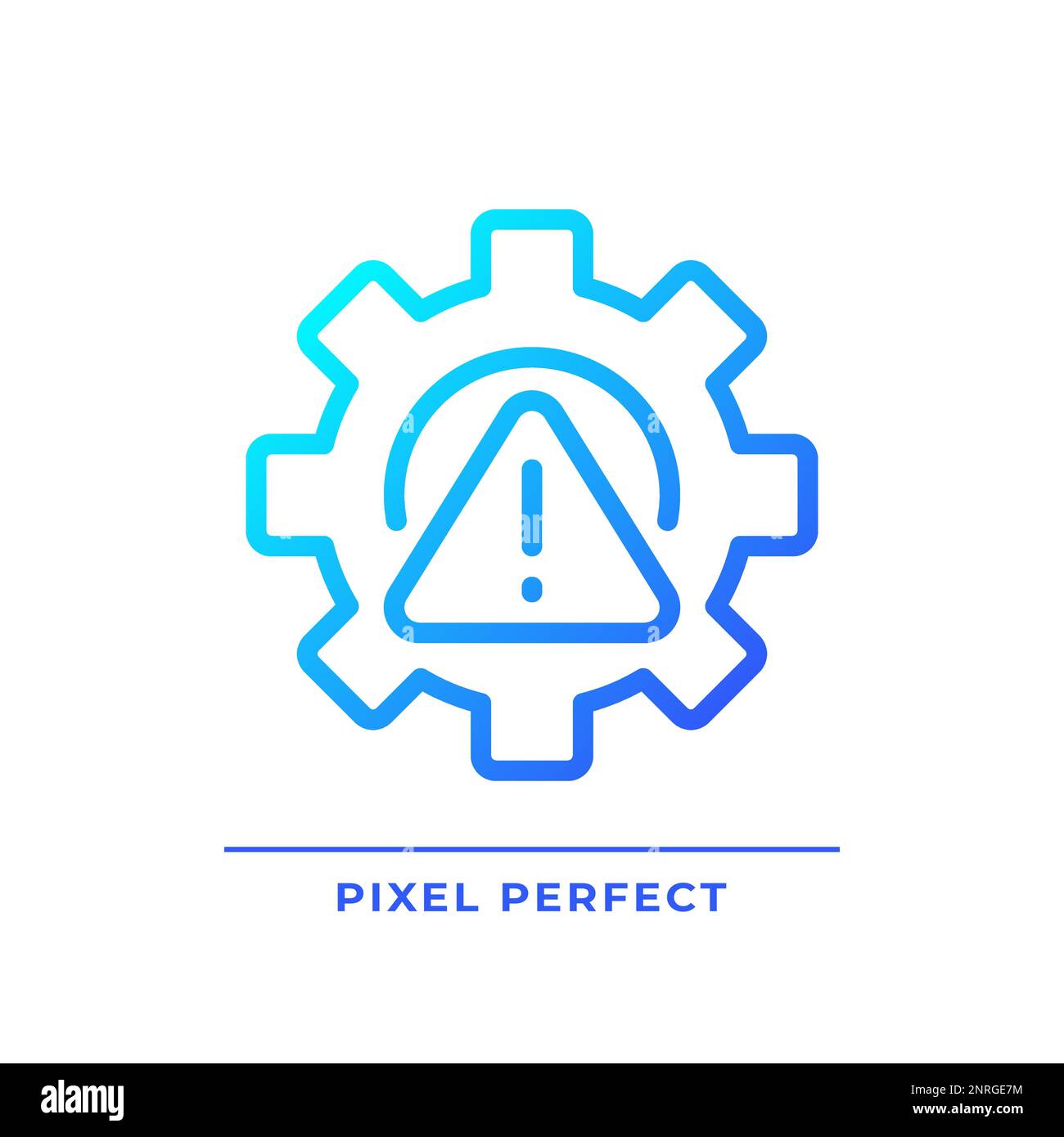 Setup error pixel perfect gradient linear vector icon Stock Vector ... Setup error pixel perfect gradient linear vector icon Stock Vector ...
