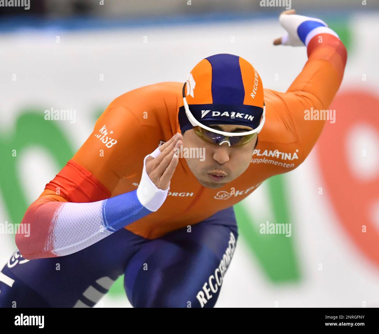 Kai Verbij of Netherlands competes during the 1000m Men in ISU World ...