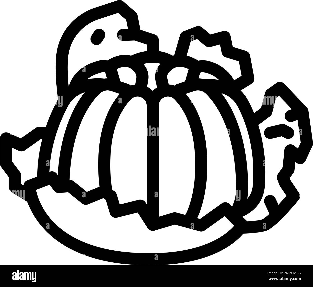 Clementine segment Stock Vector Images - Alamy