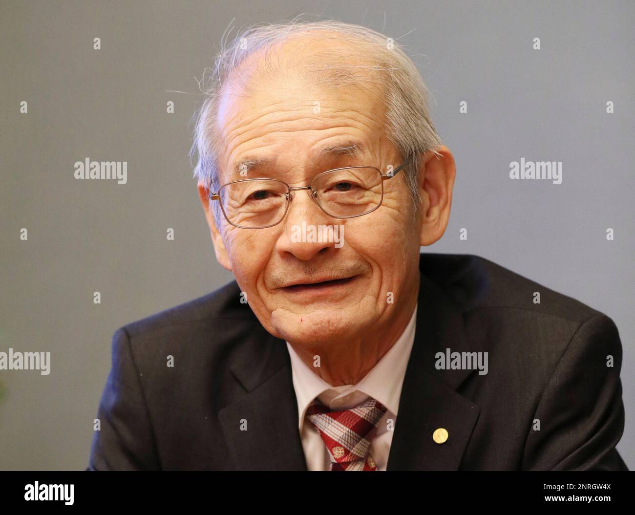 Japanese scientist Akira Yoshino, 71, speaks to media in Stockholm ...