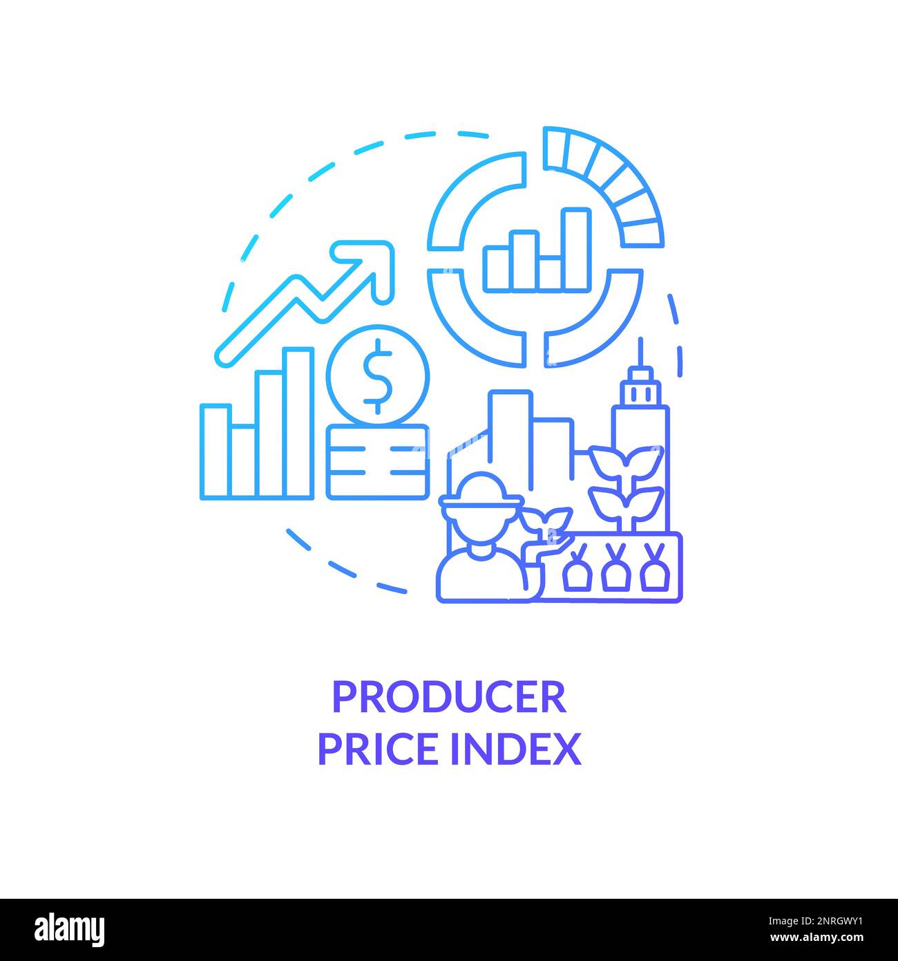 Producer price index blue gradient concept icon Stock Vector Image ... Producer price index blue gradient concept icon Stock Vector Image ...