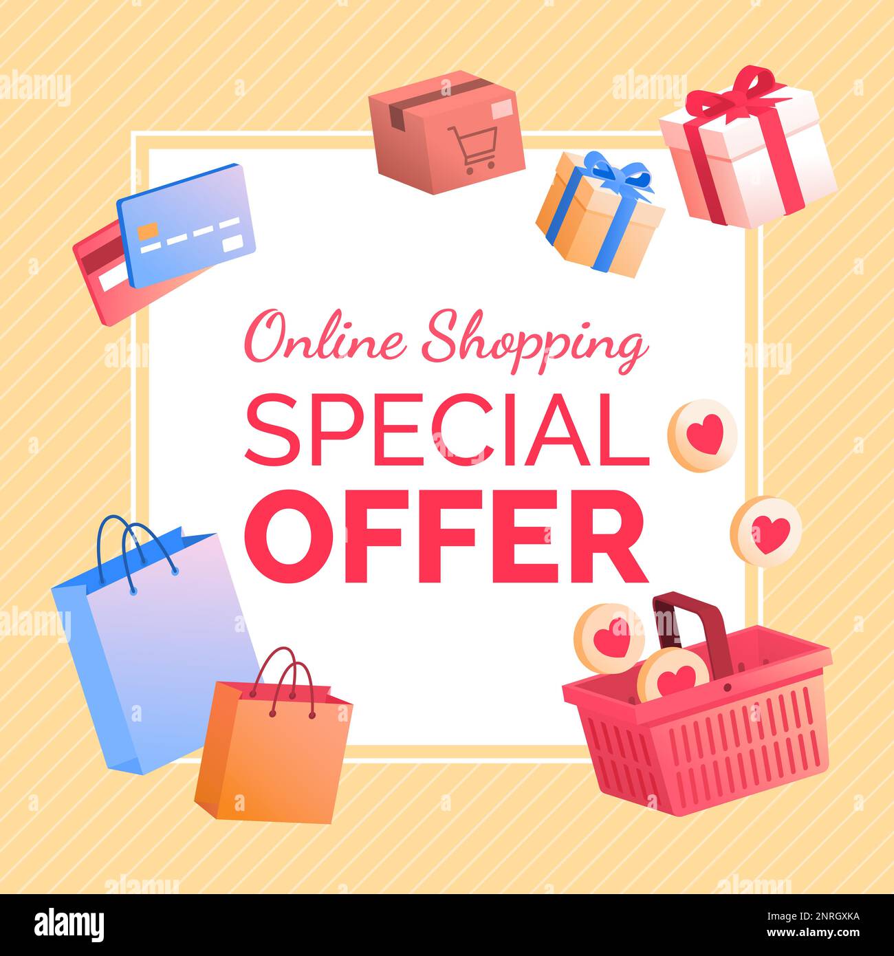 Online advertisement vector vectors hi-res stock photography and images - Alamy