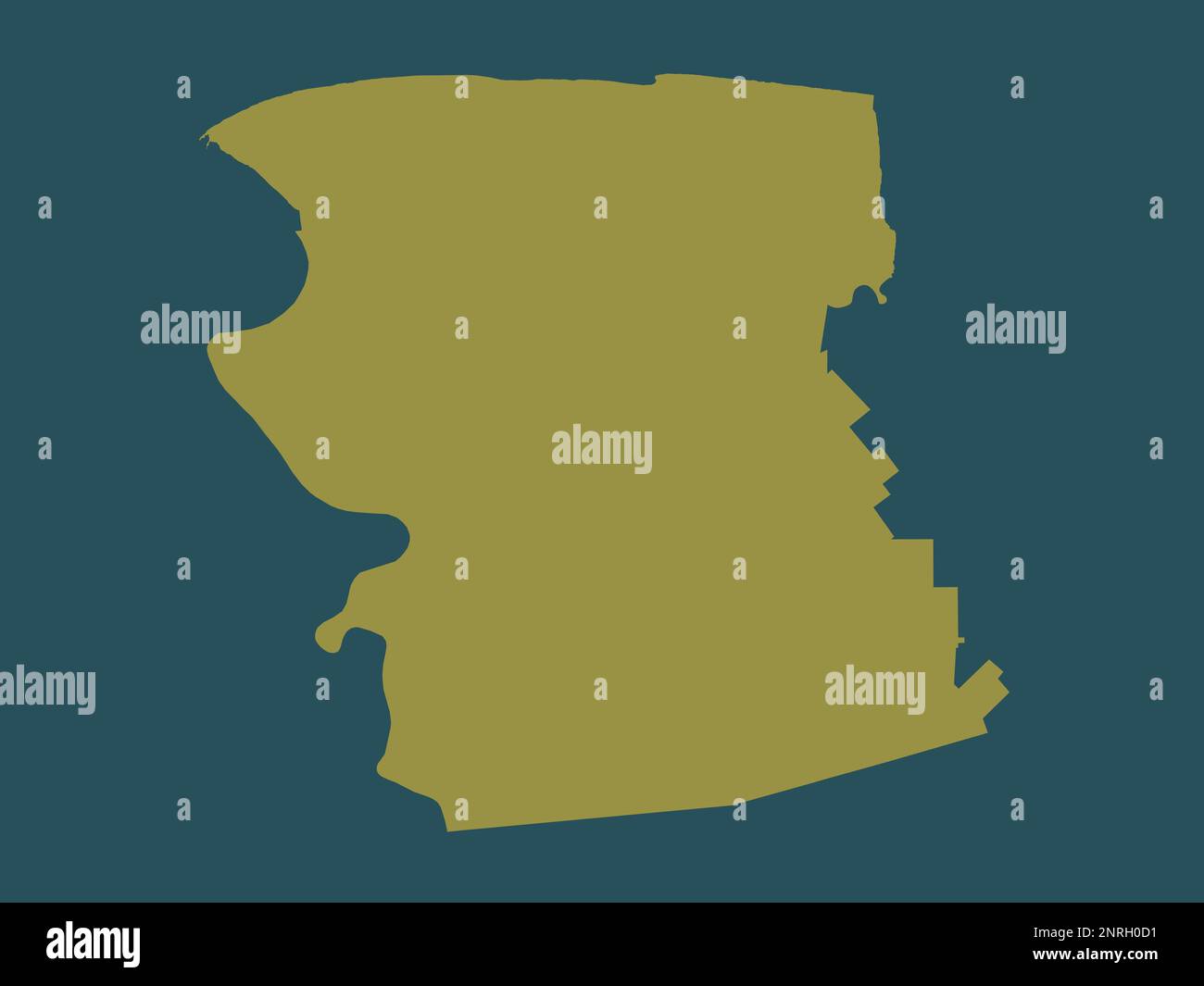 Commewijne, district of Suriname. Solid color shape Stock Photo - Alamy