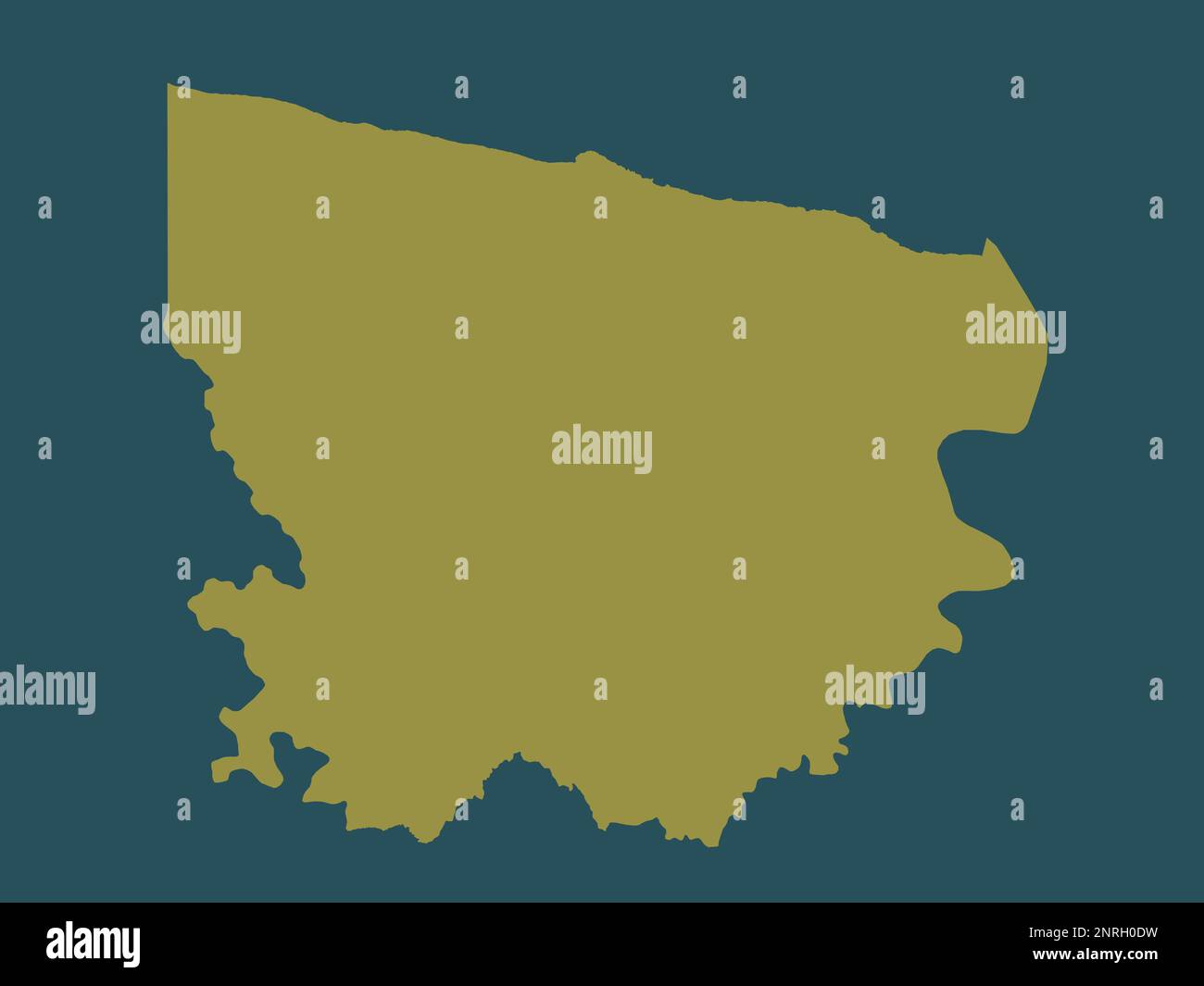 Coronie, district of Suriname. Solid color shape Stock Photo - Alamy