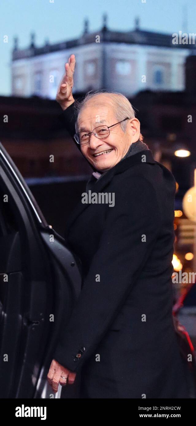 Japanese scientist Akira Yoshino, one of the three winners of 2019 ...
