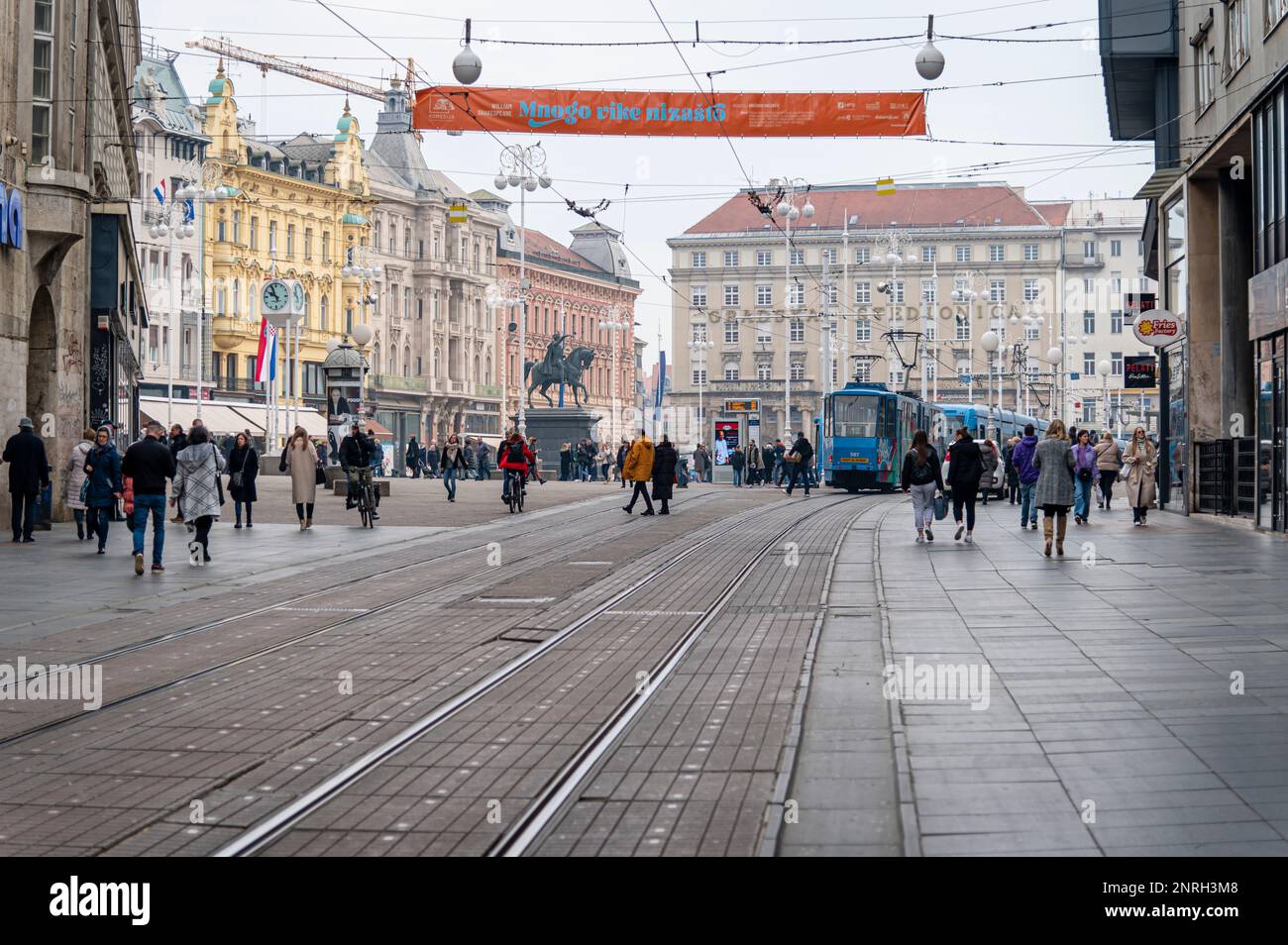 Bana josip jelacica square hi-res stock photography and images - Alamy