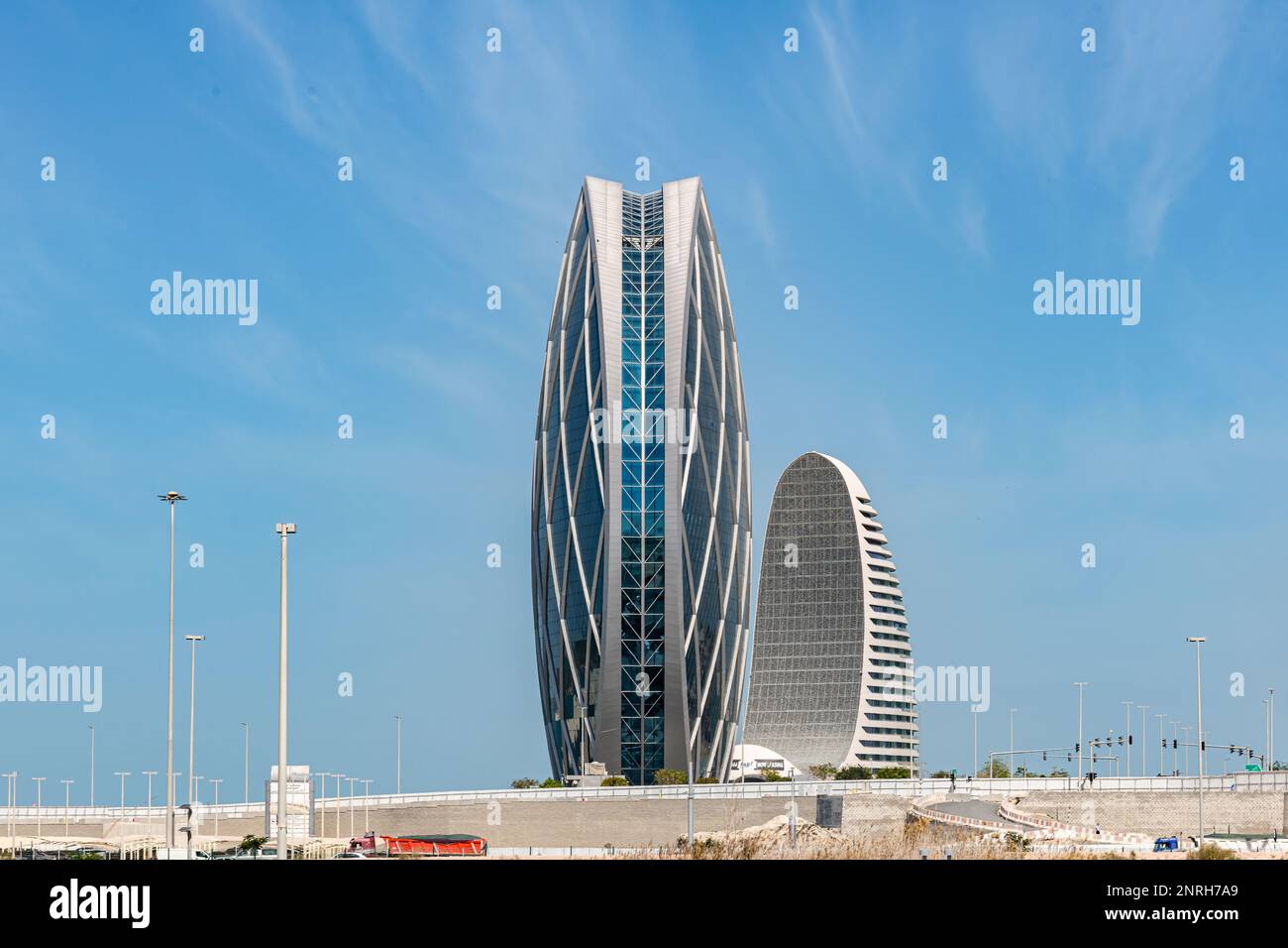 Aldar Headquarters Building and Al Sail Tower in Abu Dhabi, United Arab ...