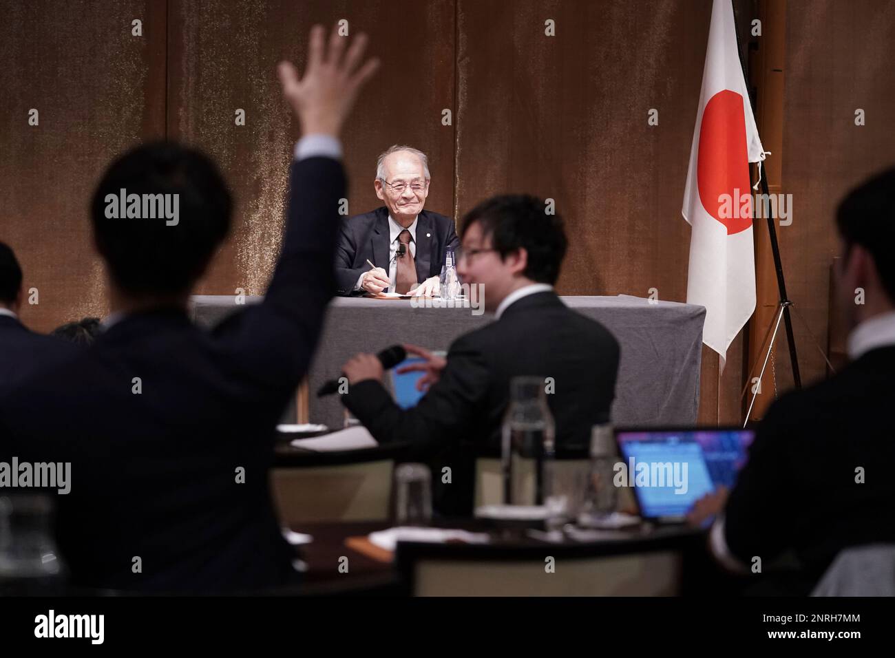 Japanese scientist Akira Yoshino, one of the three winners of 2019 ...