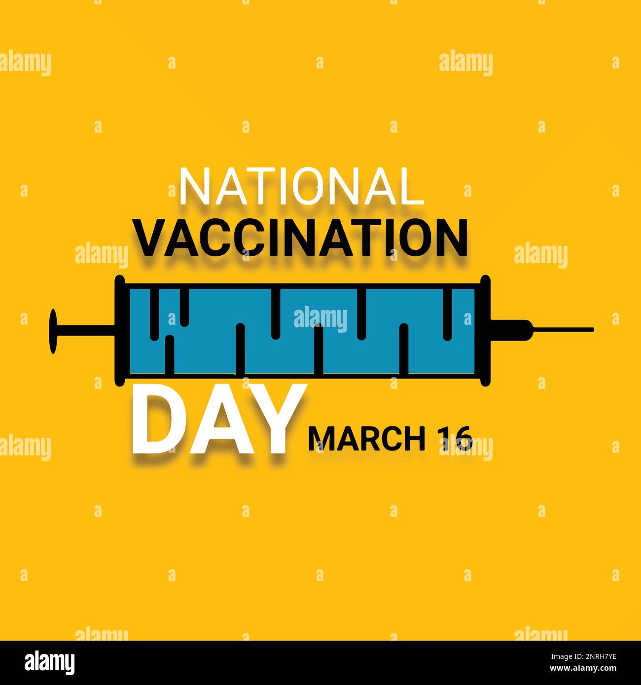 A vector illustration on the theme of National Vaccination Day with ...