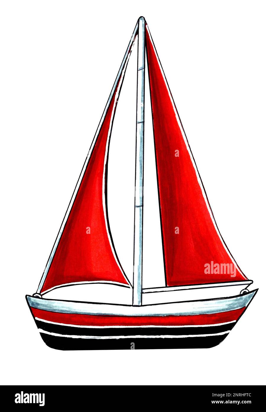 Sail the bay Cut Out Stock Images & Pictures - Alamy