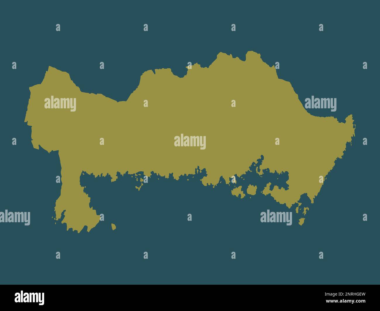 Blekinge county map hi-res stock photography and images - Alamy