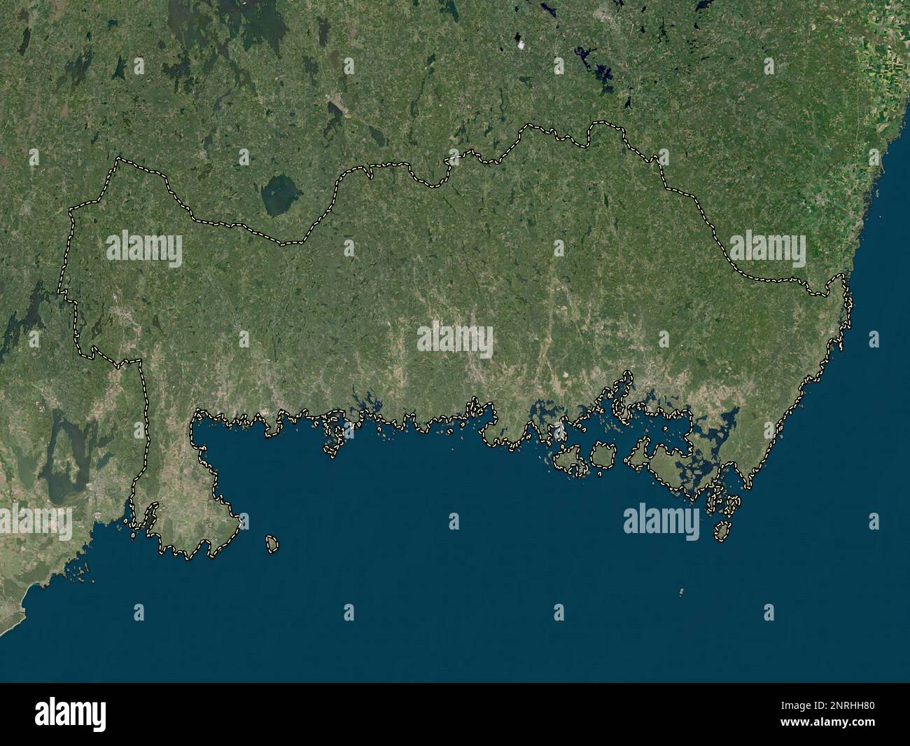 Blekinge county map hi-res stock photography and images - Alamy