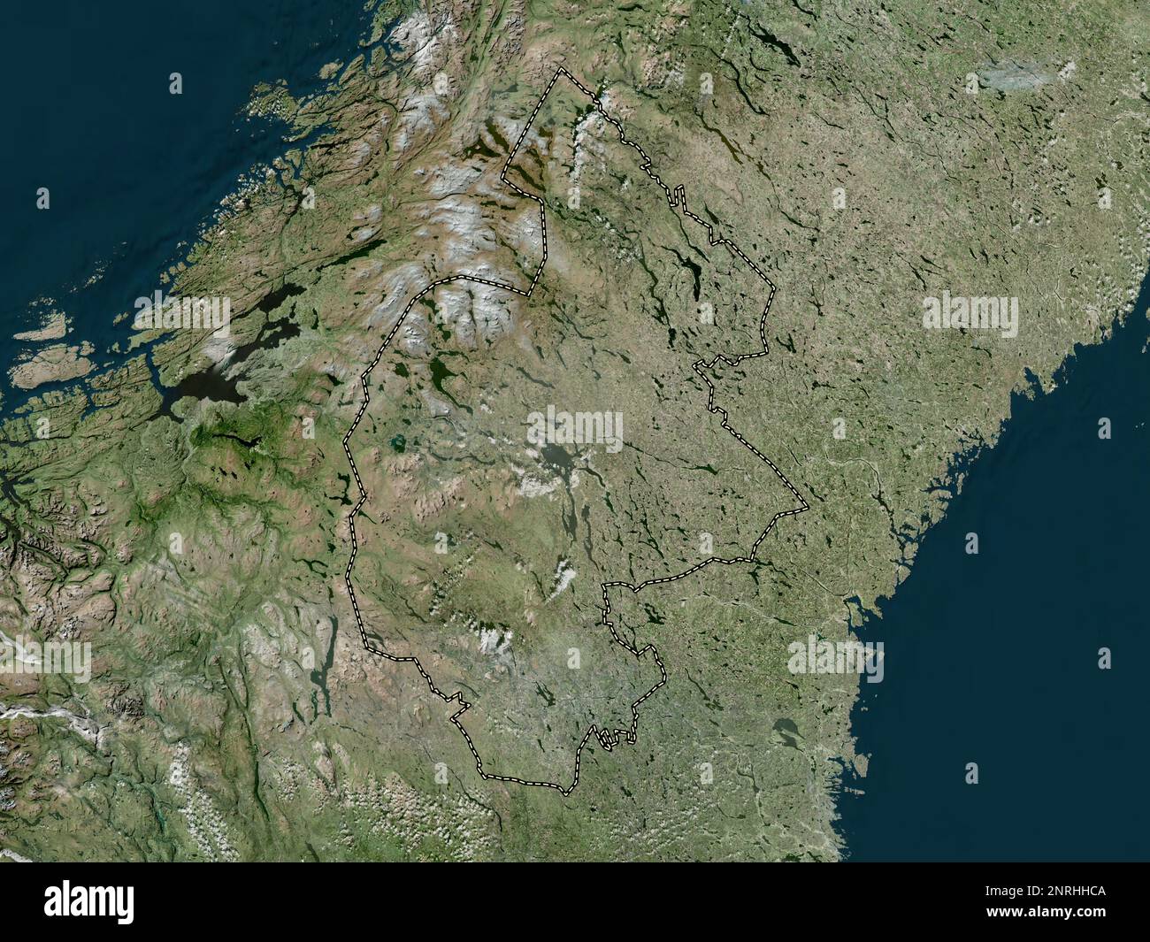 Jamtland county map hi-res stock photography and images - Alamy