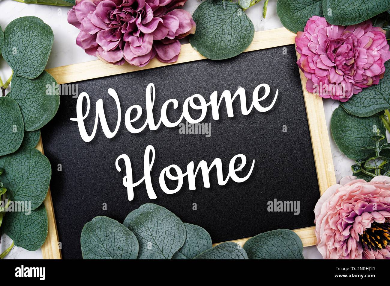 Welcome home text hi-res stock photography and images - Alamy
