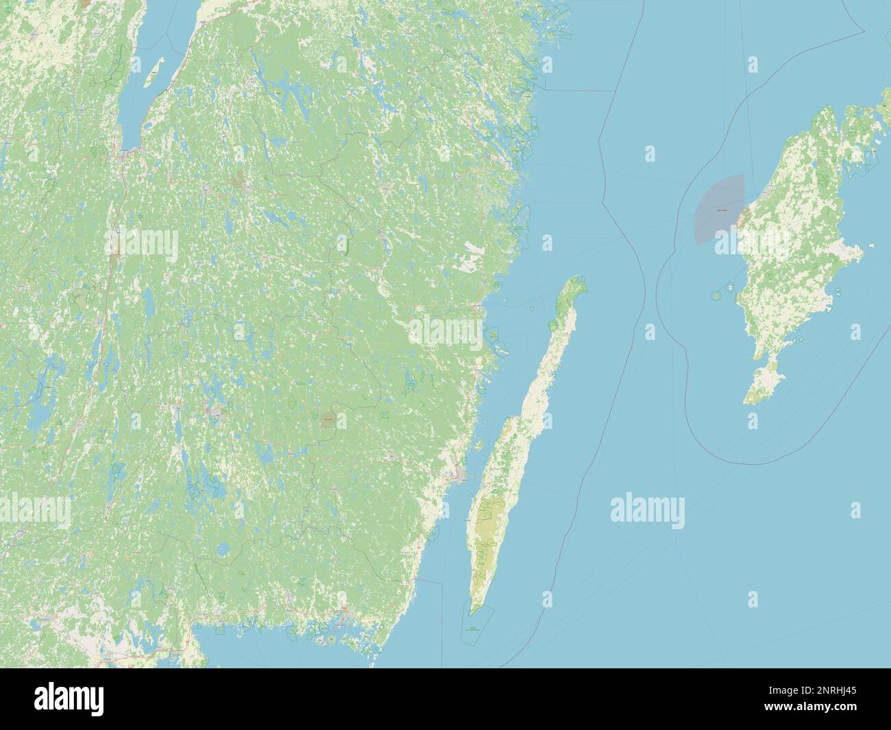 Map of kalmar hi-res stock photography and images - Alamy