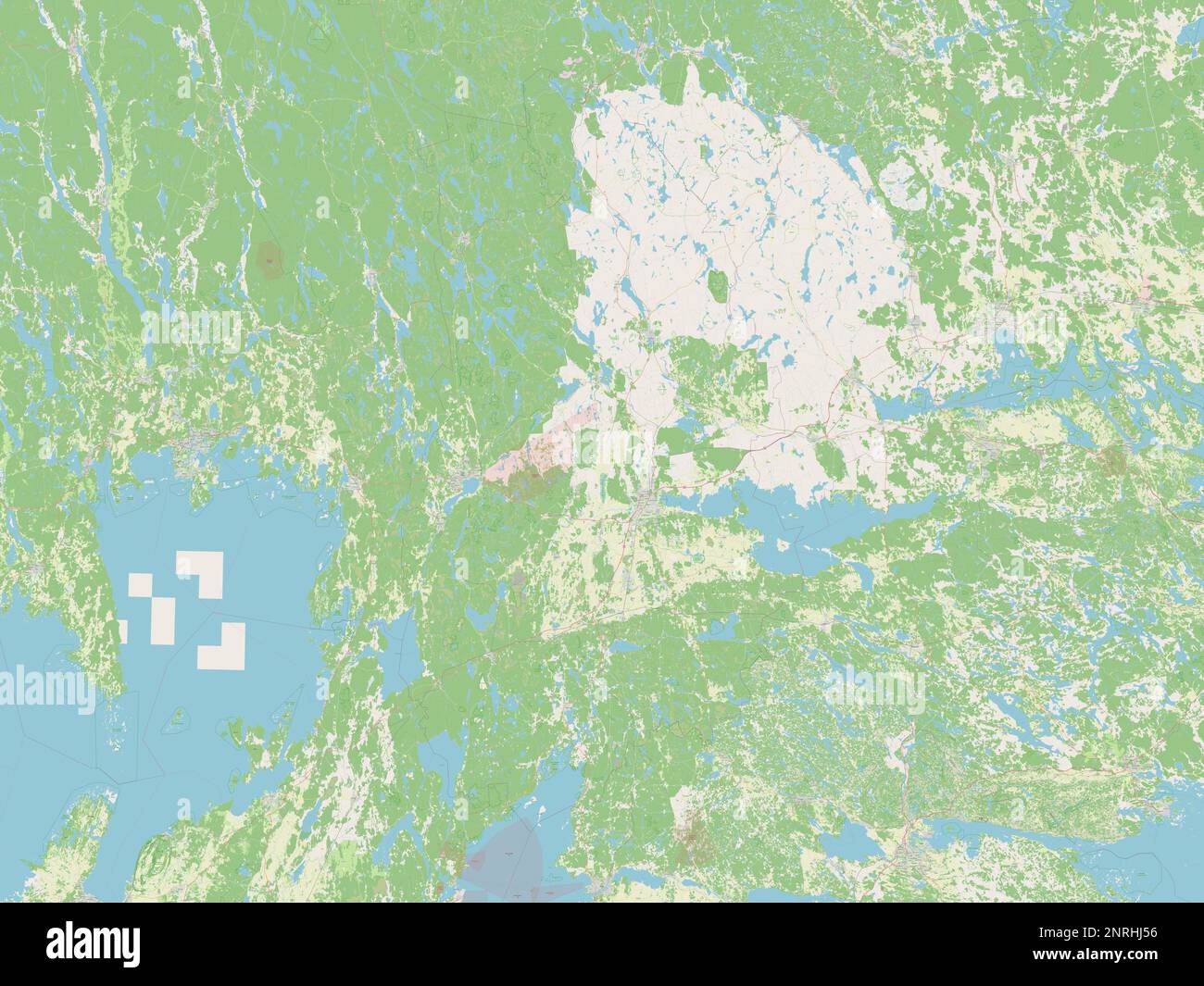 Orebro county map hi-res stock photography and images - Alamy