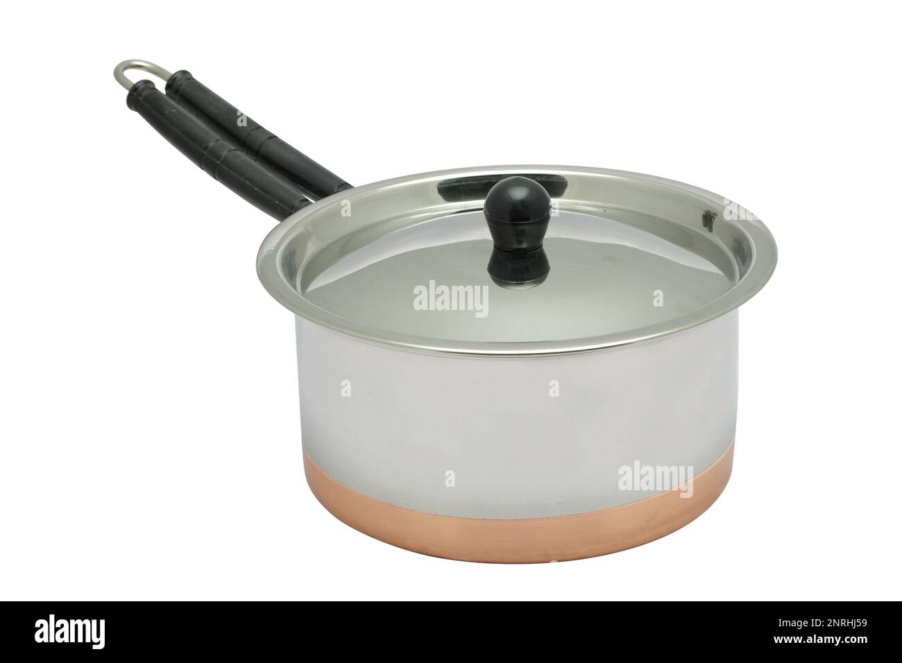 Steel utensils, isolated images of steel kitchen wares placed on white ...