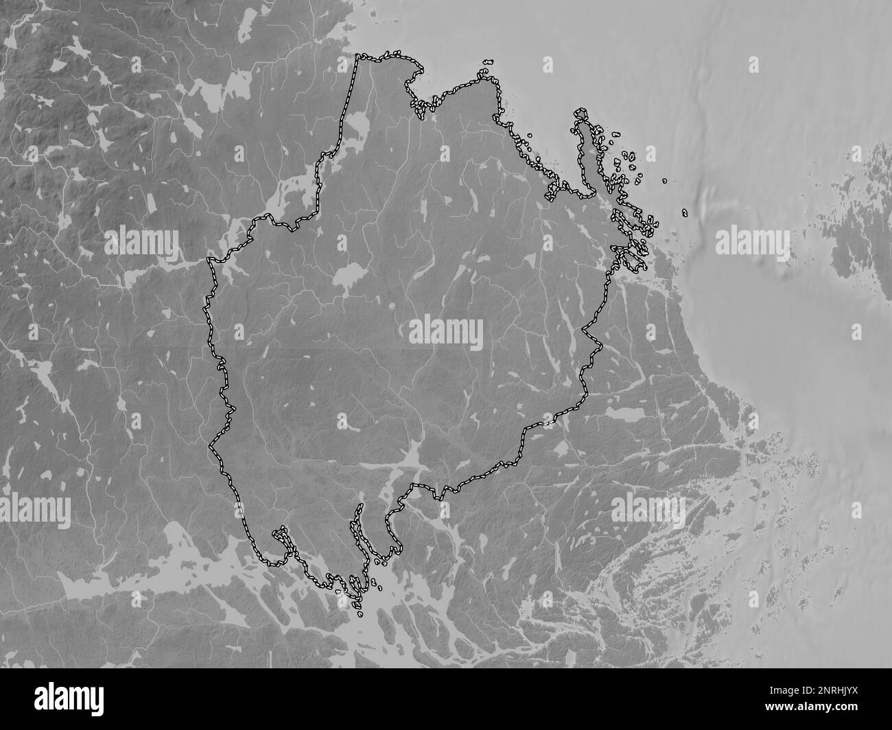 Uppsala county map hi-res stock photography and images - Alamy