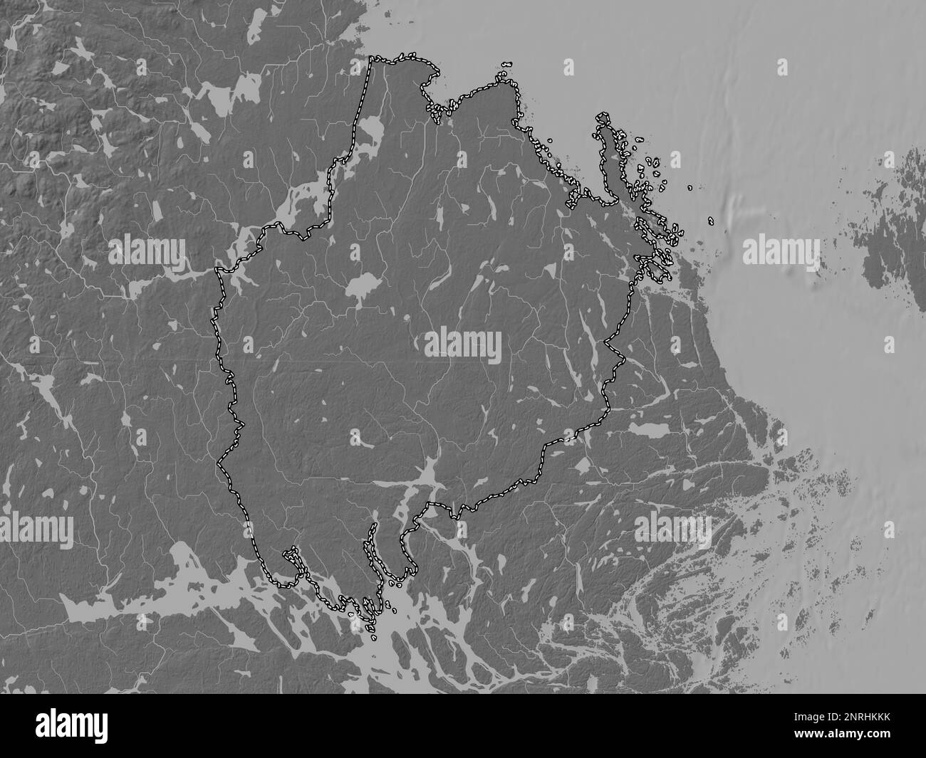 Uppsala county map hi-res stock photography and images - Alamy