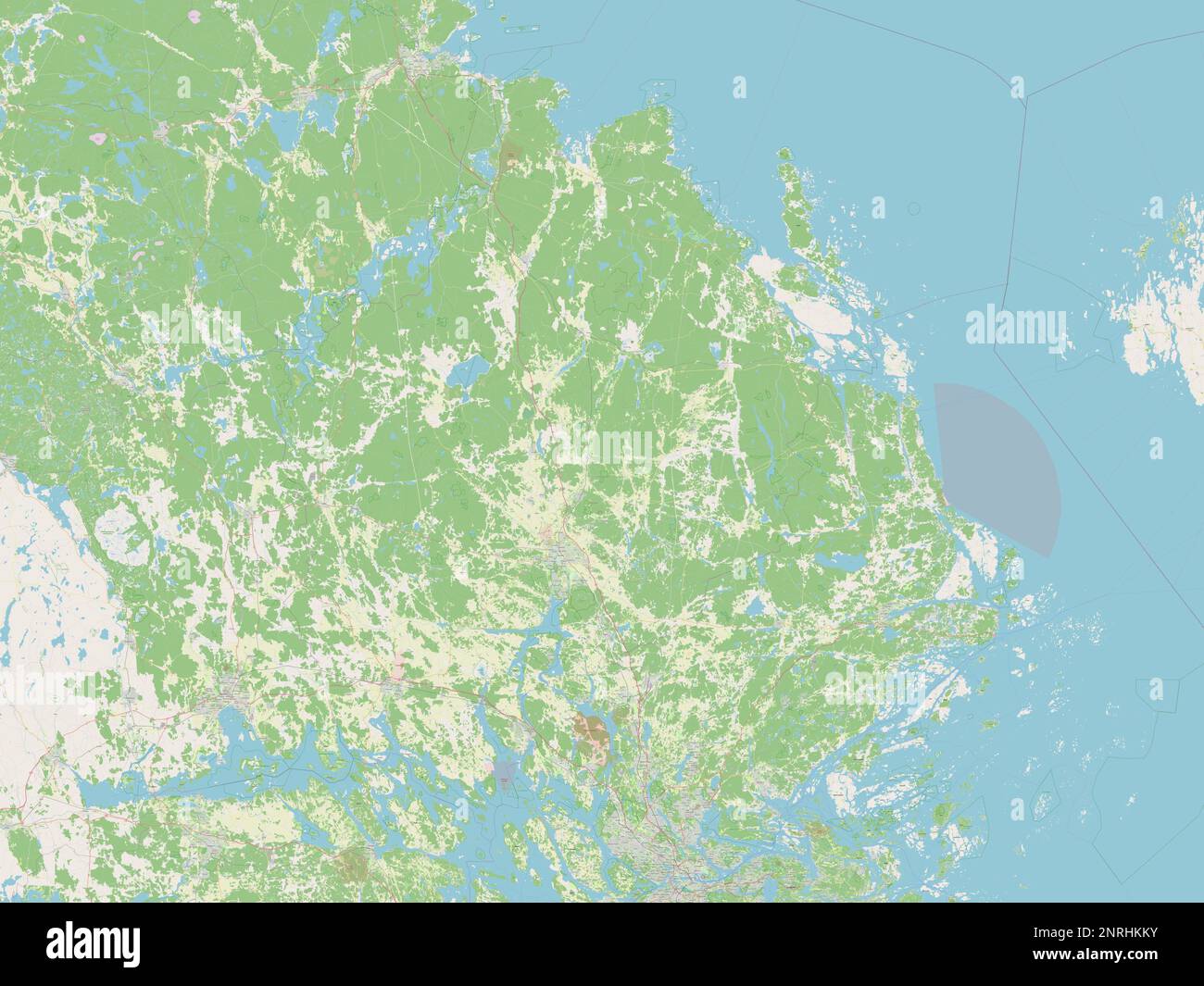 Uppsala county map hi-res stock photography and images - Alamy