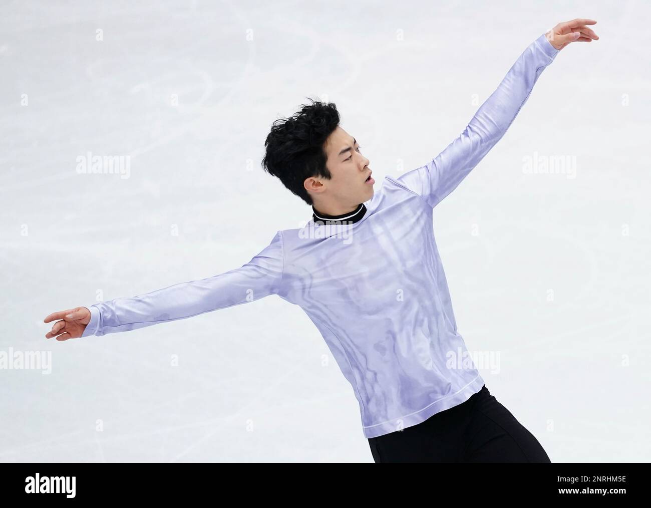 Nathan Chen of U.S.A. performs during men Short Program (SP) in ISU ...