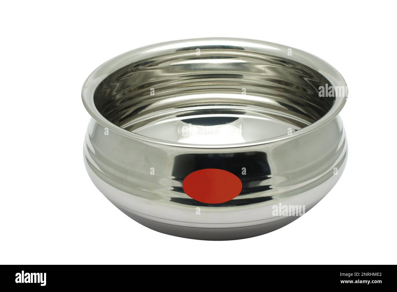 Steel utensils, isolated images of steel kitchen wares placed on white ...